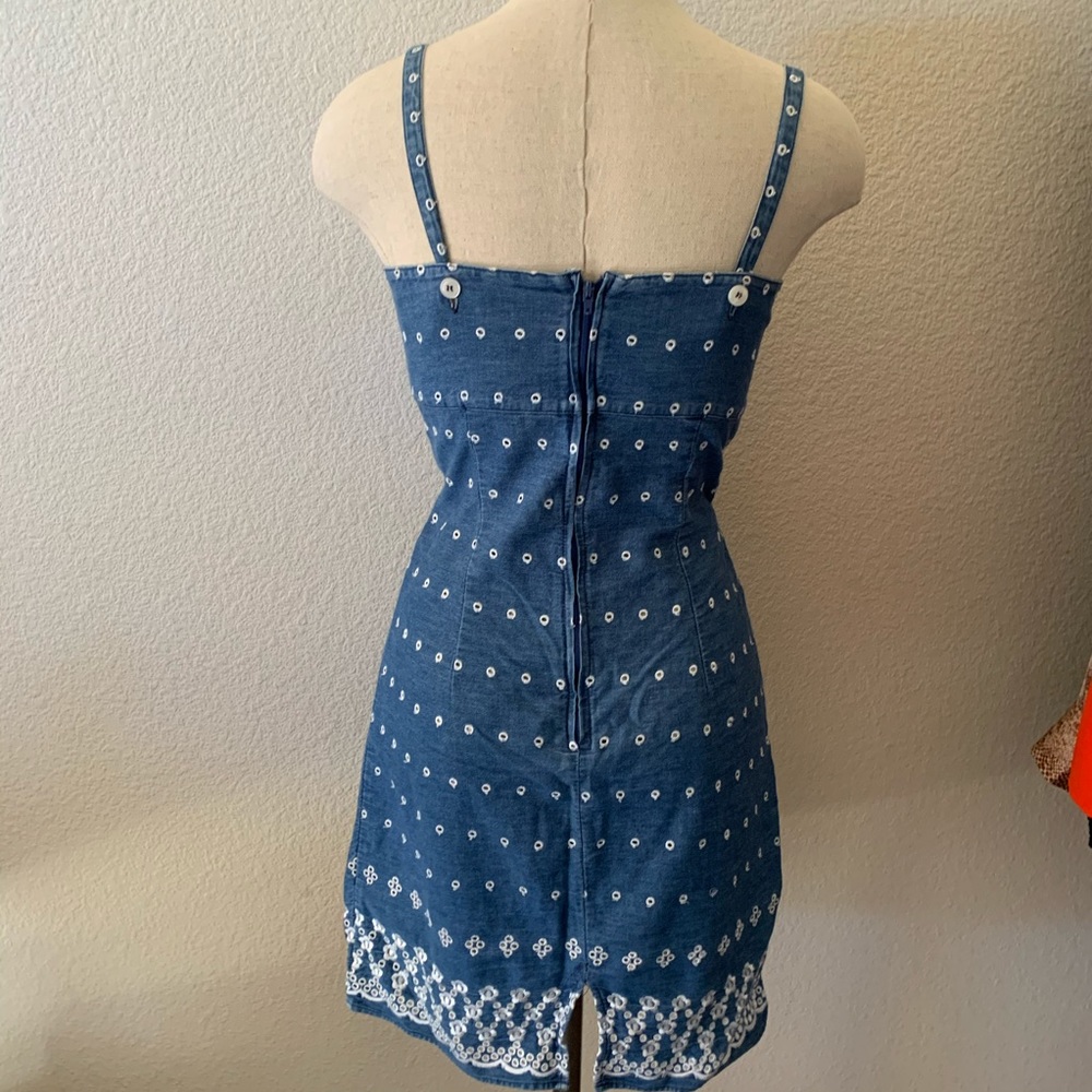 Vintage At Michael Marks & Spenser Denim Dress - Gem